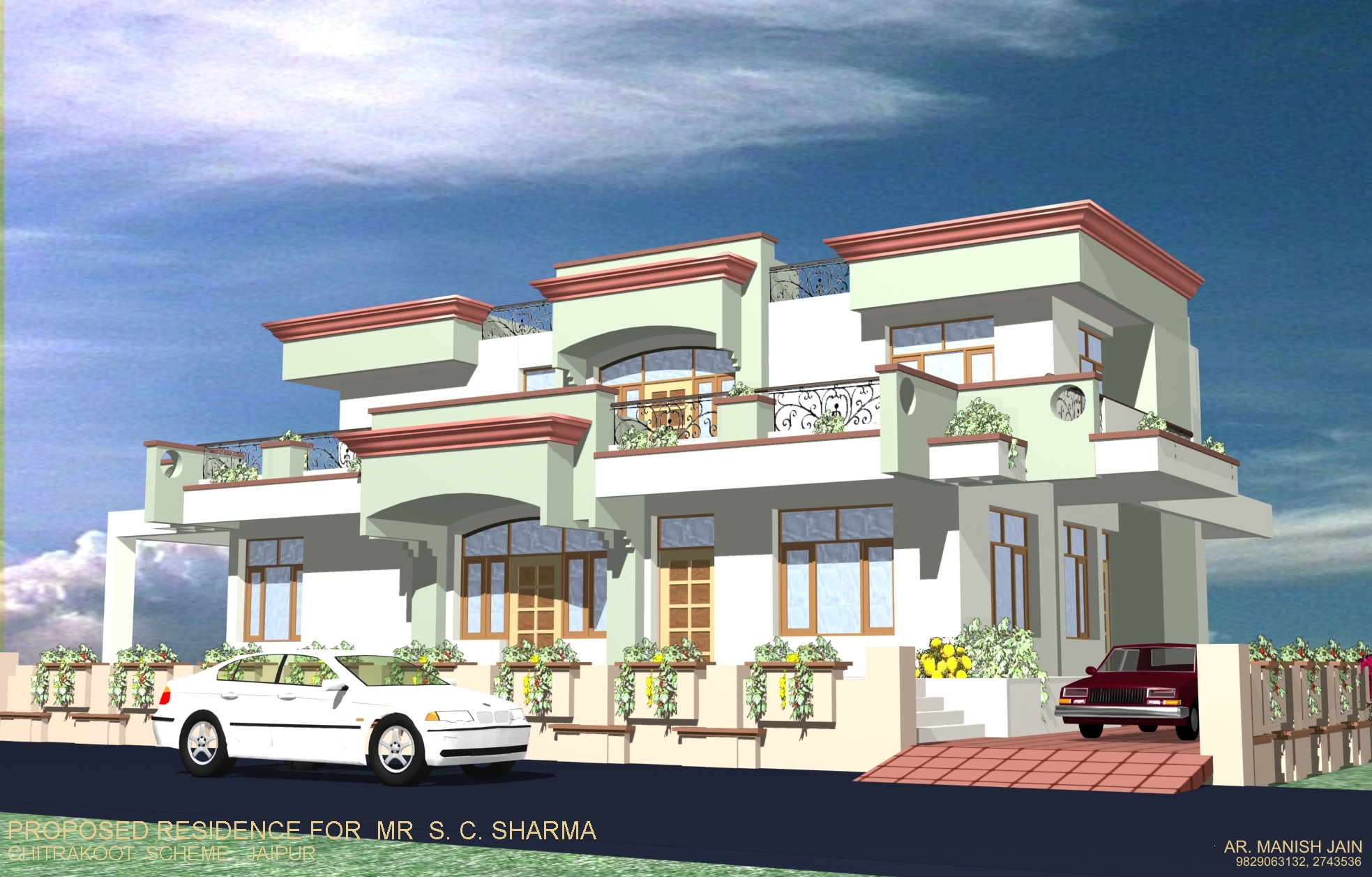 S C Sharma Residence Chitrakoot – Front Desk Architects
